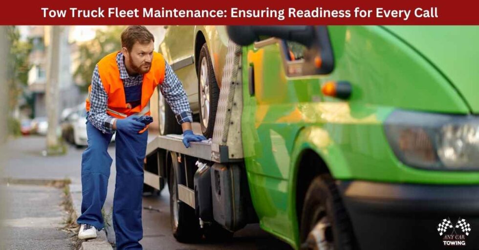 Tow Truck Fleet Maintenance: Ensuring Readiness for Every Call - Any Car Towing